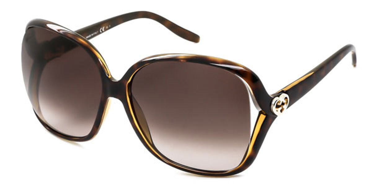 Gucci GG3500/S 791/J6 Sunglasses Tortoiseshell | SmartBuyGlasses UK