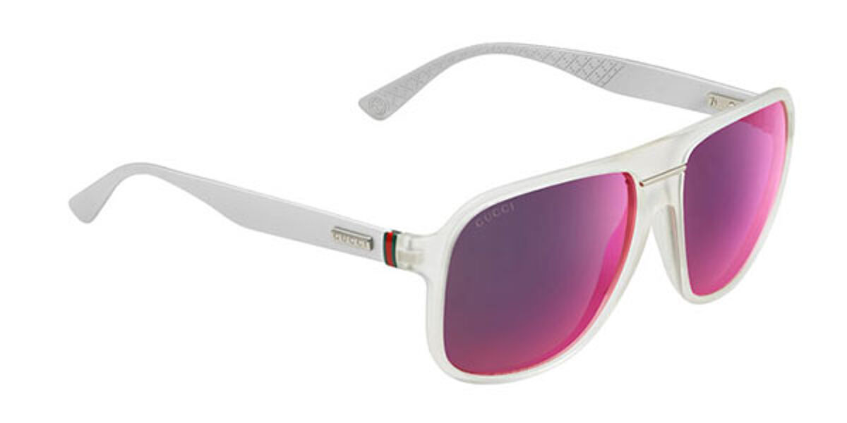 Gucci GG1076/S JWI/HI Sunglasses Clear | VisionDirect Australia