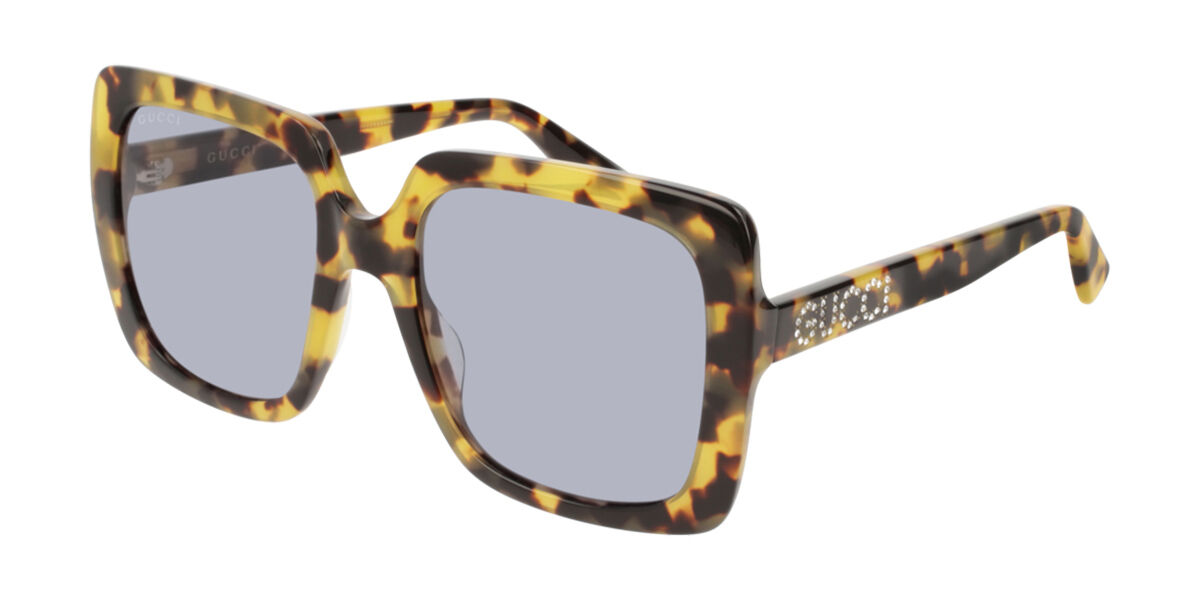 Gucci GG0418S 004 Sunglasses in Tortoiseshell | SmartBuyGlasses USA