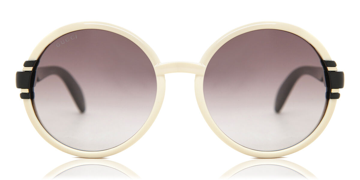 Gucci GG1067S 003 Sunglasses Ivory White | VisionDirect Australia