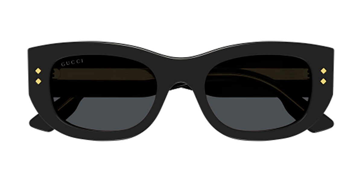 Gucci GG1215S 002 Sunglasses in Shiny Black | SmartBuyGlasses USA