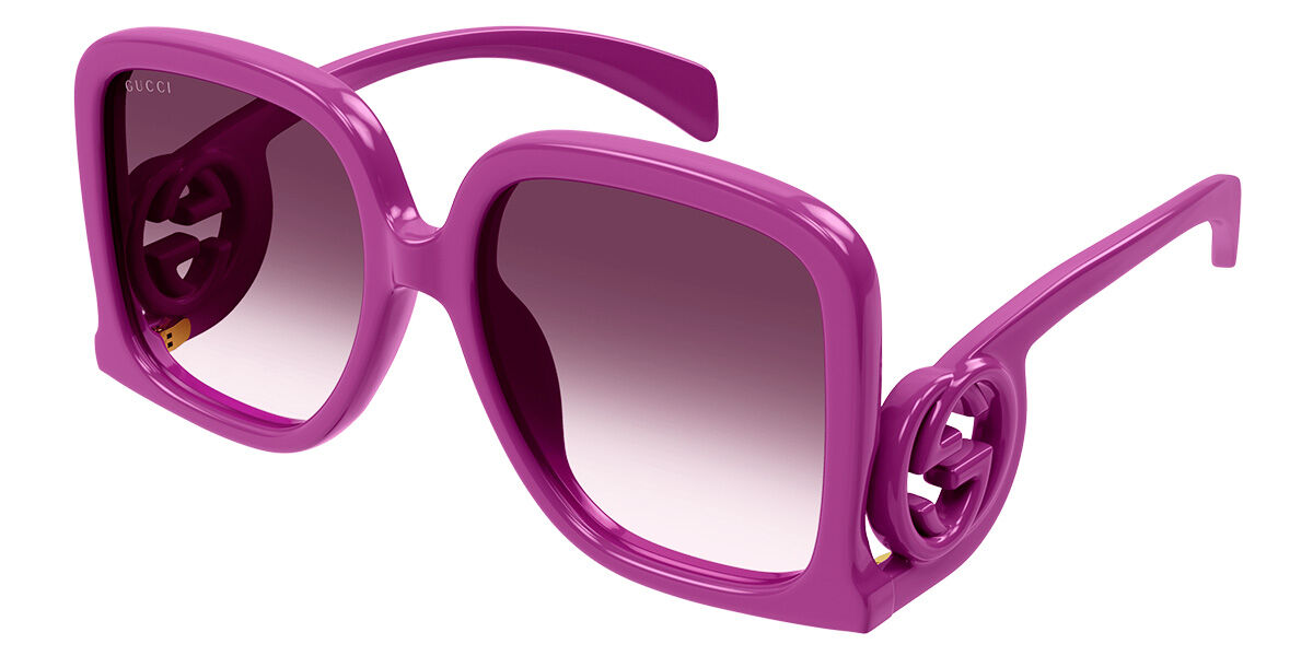 Gucci GG1326S 004 Sunglasses Fuchsia Pink | VisionDirect Australia