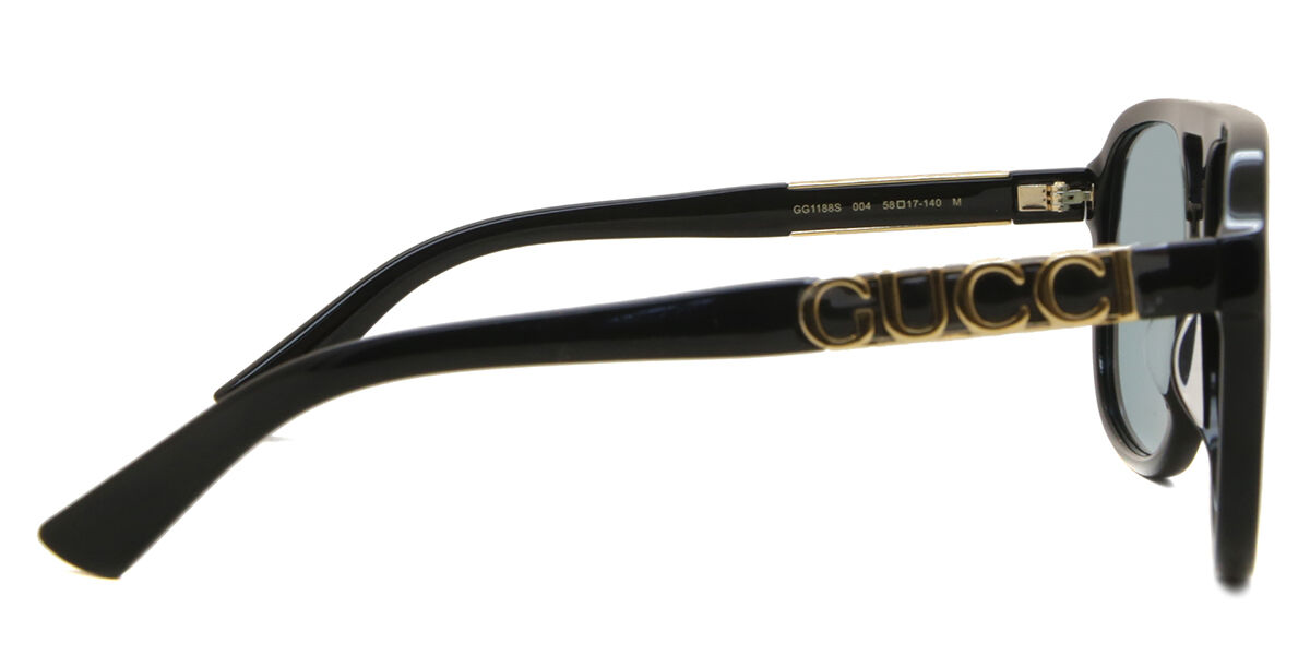 Gucci GG1188S 004 Sunglasses in Black | SmartBuyGlasses USA