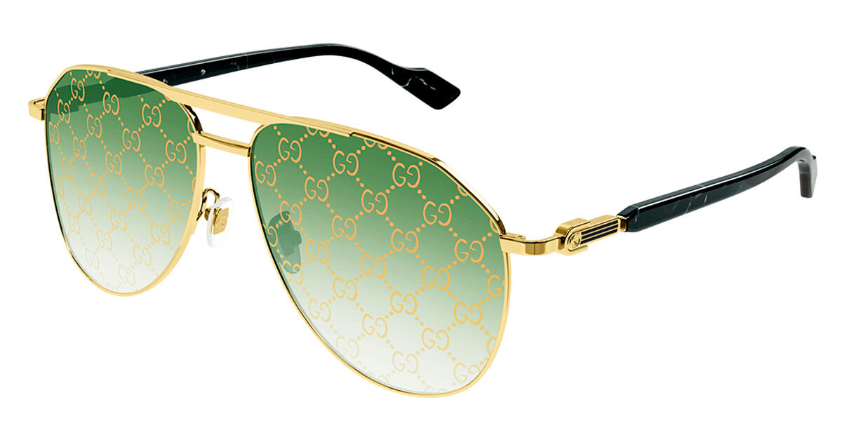 Gucci GG1220S 004 Sunglasses in Gold | SmartBuyGlasses USA