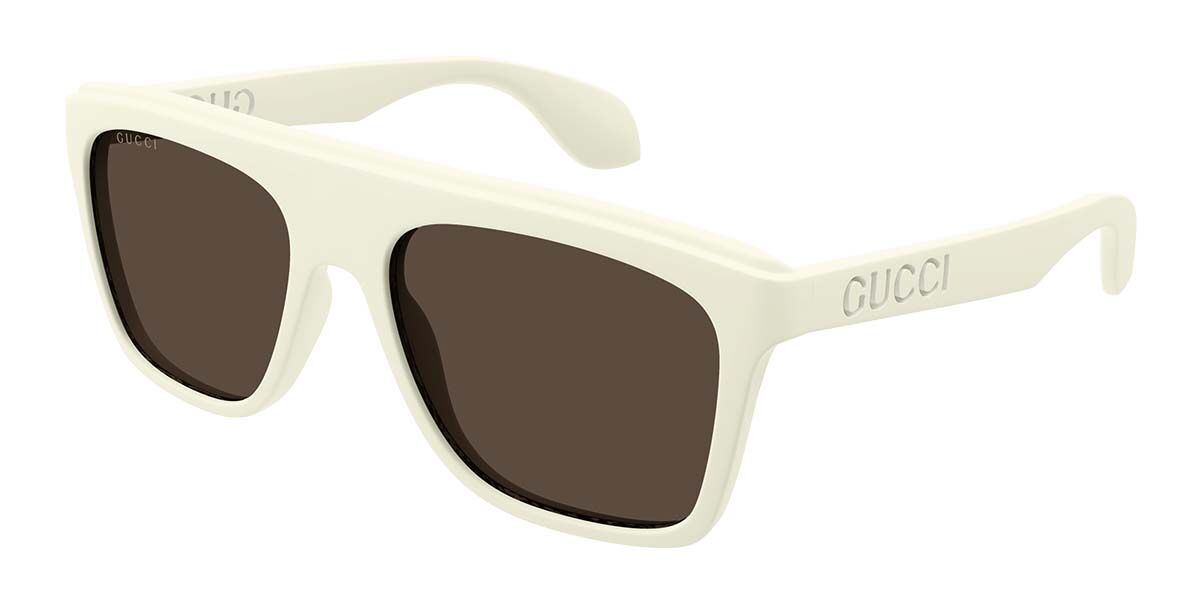 Gucci GG1570S 003 Sunglasses in White | SmartBuyGlasses USA