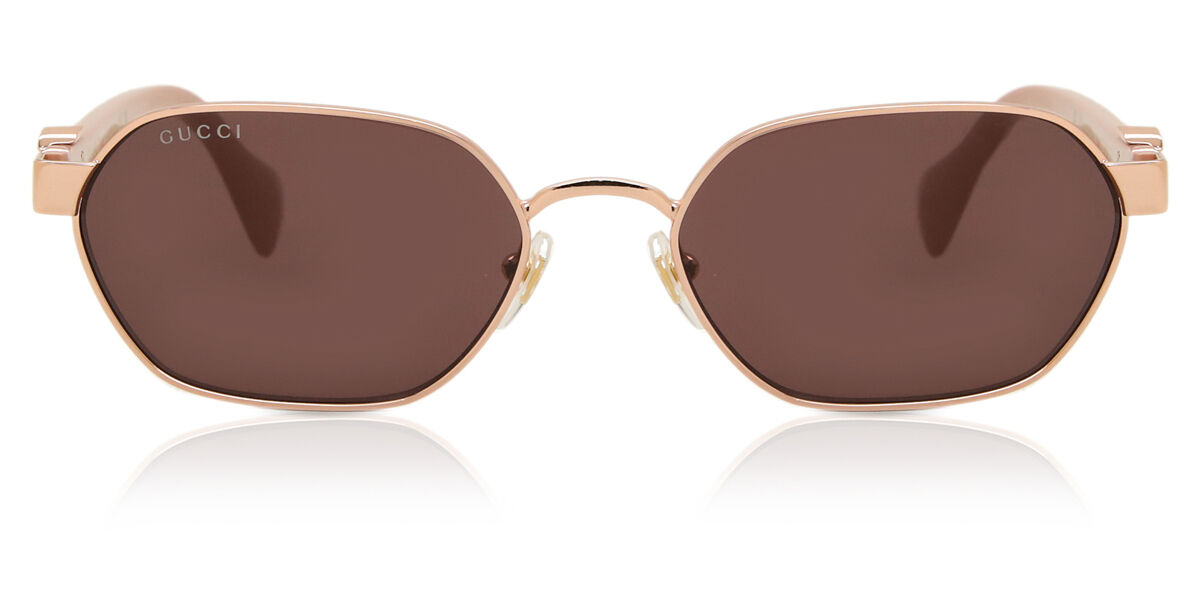 Gucci GG1593S 003 Sunglasses Gold | SmartBuyGlasses UK