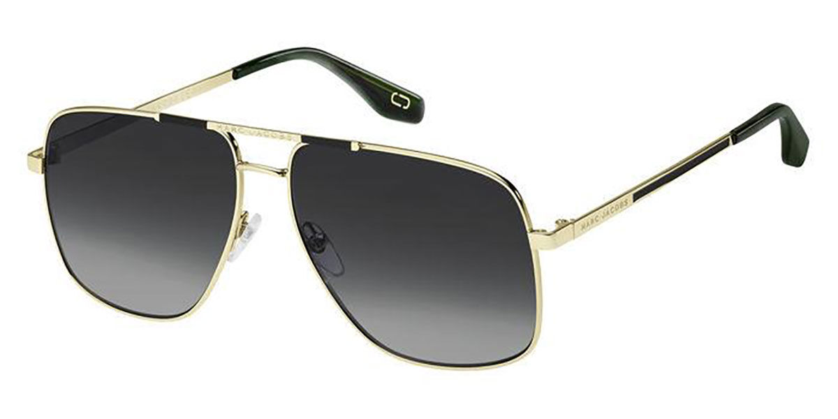 Marc Jacobs MARC 387/S PEF/9O Pilot Green Gold Sunglasses ...