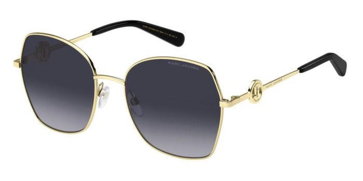 Marc Jacobs MARC 688/S RHL/9O Geometric Gold Sunglasses | Vision Direct ...