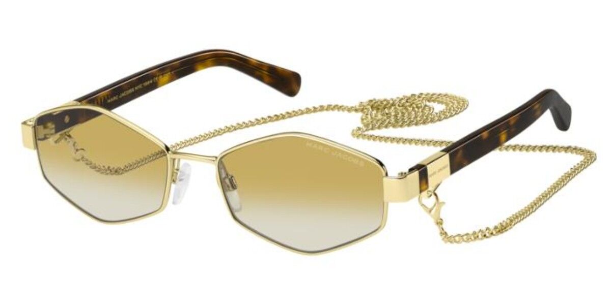 Marc Jacobs MARC 496/S LPE/06 Sunglasses Gold | VisionDirect Australia