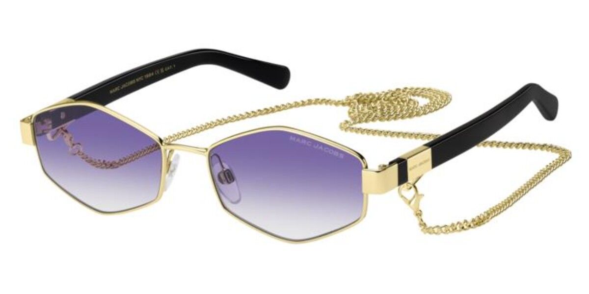 Marc Jacobs MARC 496/S S9E/DG Sunglasses Gold | VisionDirect Australia