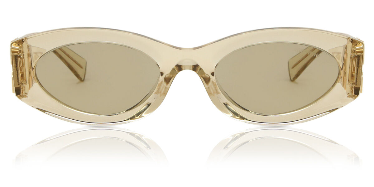Miu Miu MU11WS 11T40F Sunglasses Transparent Sand Brown ...