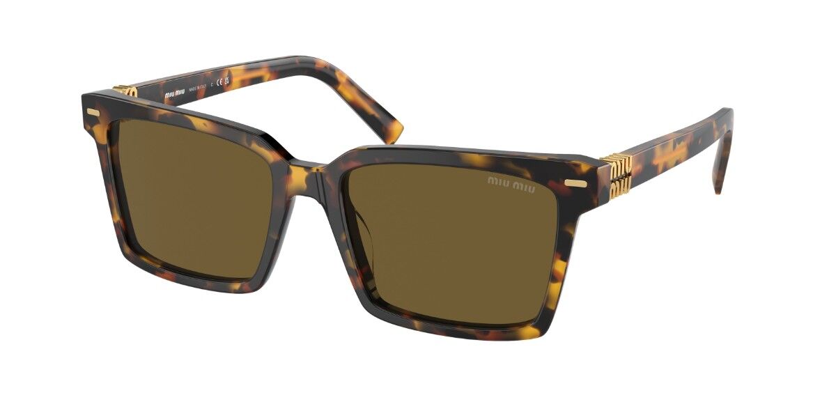 Miu Miu MU13ZS VAU01T Sunglasses in Honey Yellow Tortoise ...