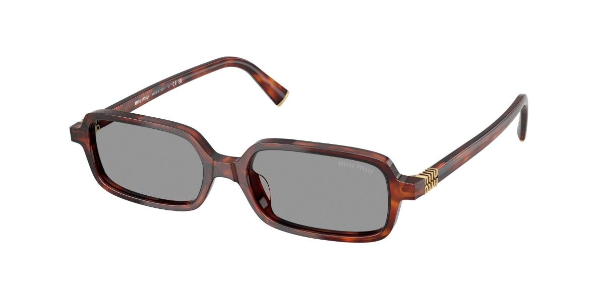 MU11ZS óculos de sol Mahogany Red Brown Tortoise | OculosWorld BR