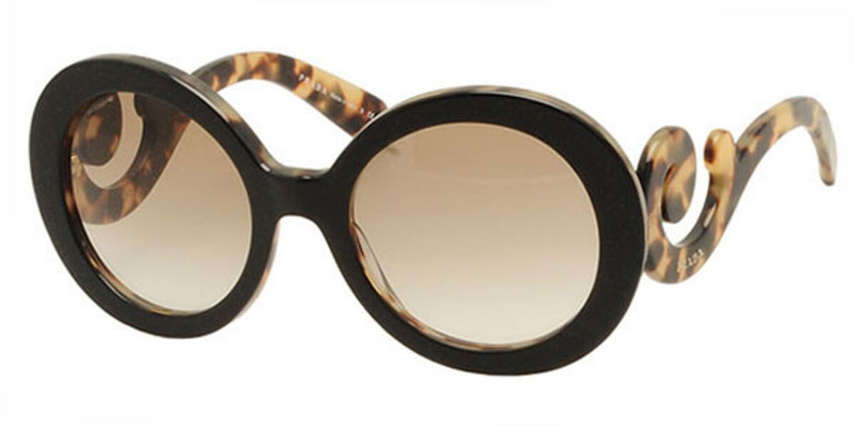 Prada PR 27NS MINIMAL BAROQUE NAI9S1 Sunglasses Black | VisionDirect ...