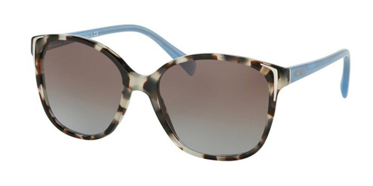 Prada PR 01OS UAO4S2 Sunglasses Brown | VisionDirect Australia