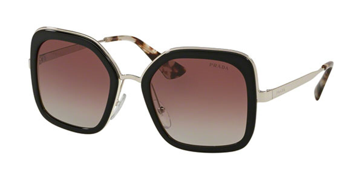 Prada PR 57US 7S05O2 Sunglasses in Medium Havana | SmartBuyGlasses USA