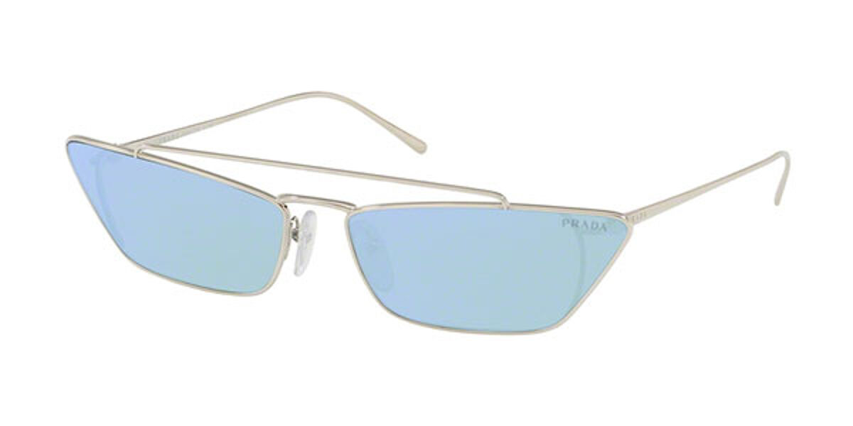 Prada PR 64US 1BC123 Sunglasses in Silver | SmartBuyGlasses USA