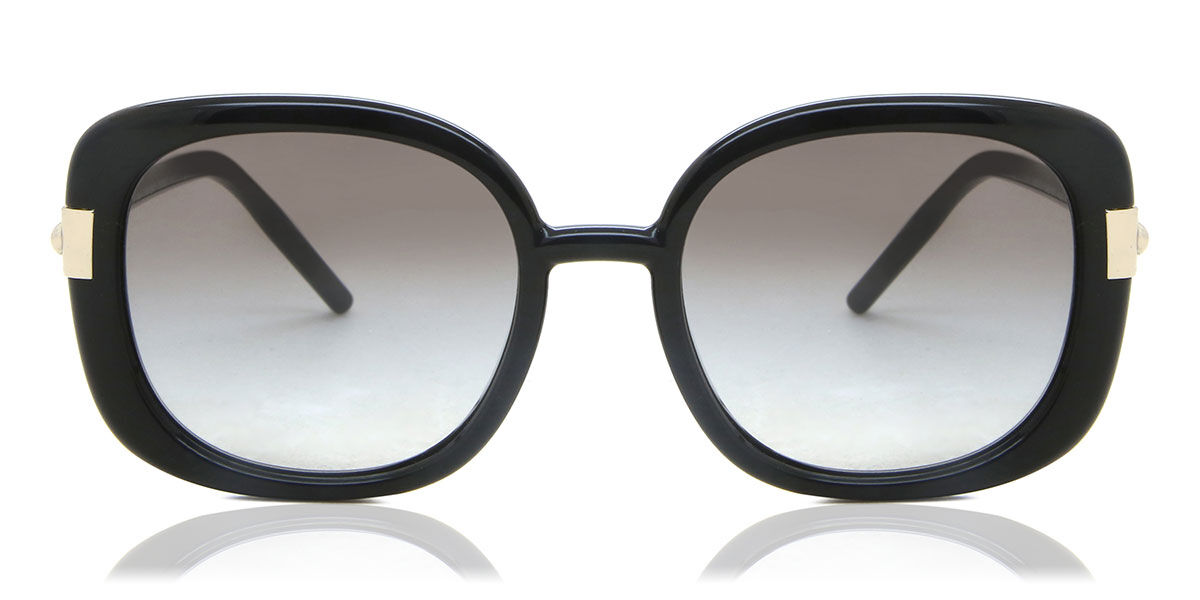 Prada PR 04WS 1AB0A7 Sunglasses Shiny Black | VisionDirect Australia