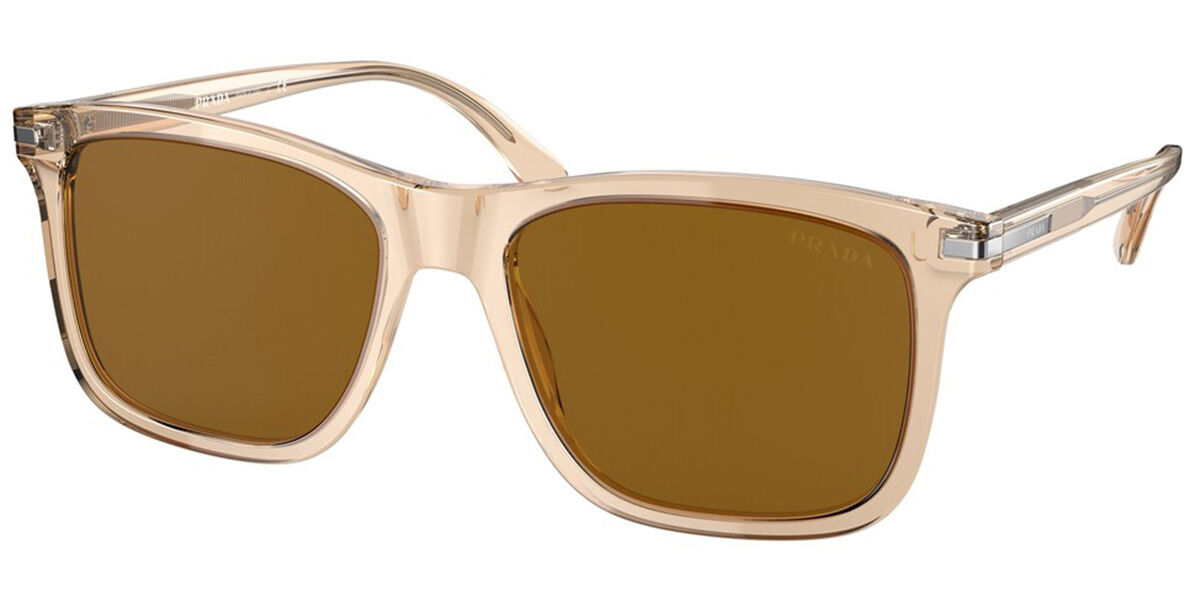 Prada PR 18WS 01N05M Sunglasses in Transparent Light Brown ...