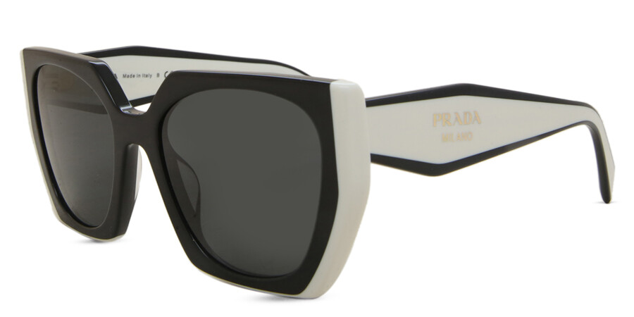 Prada PR 15WS 09Q5S0 Cat Eye Black Sunglasses | SmartBuyGlasses US