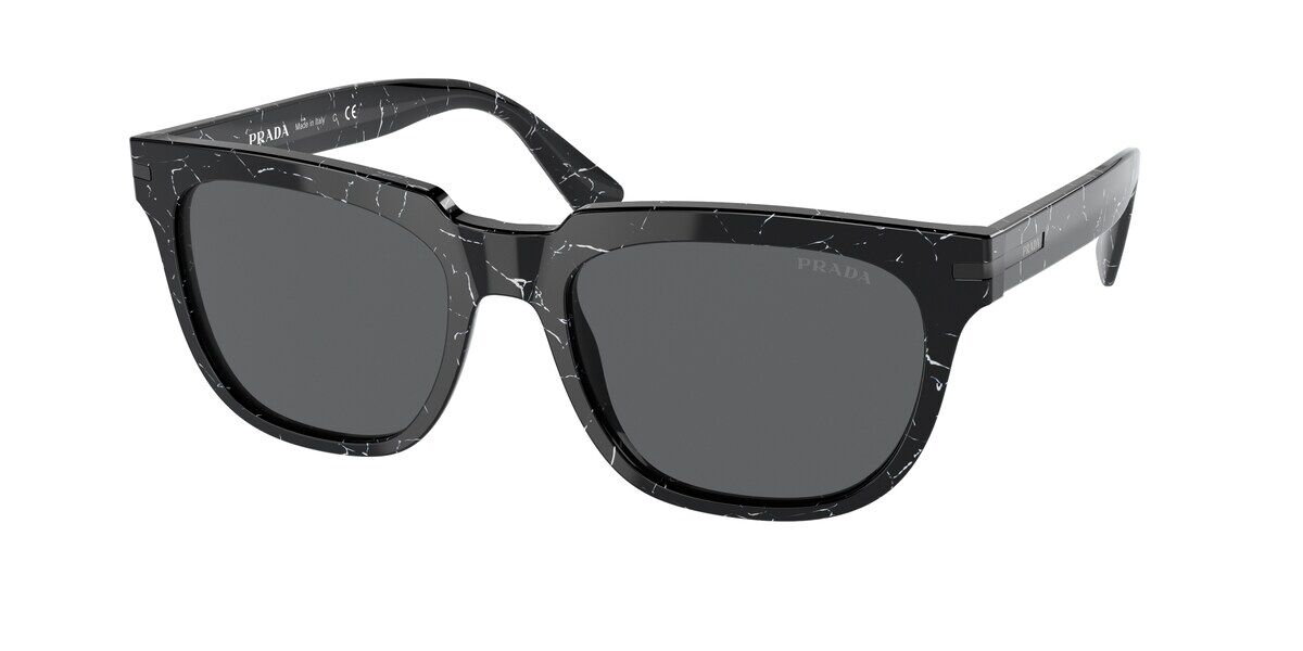 Prada PR 04YS 05W731 Sunglasses Abstract Black | SmartBuyGlasses UK