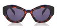 Prada PR 07YS Symbole 1AB0A7 Sunglasses Black | VisionDirect Australia