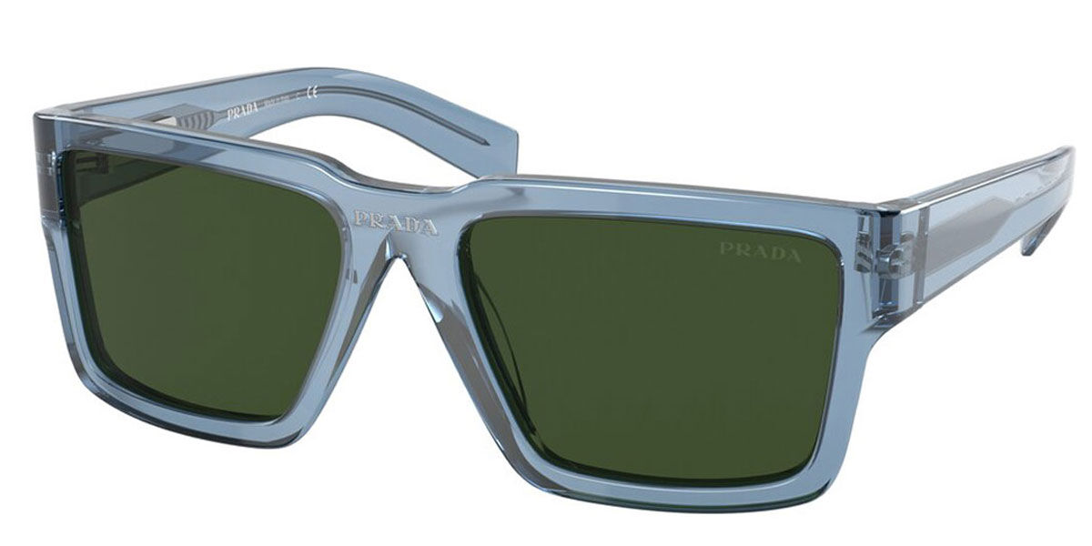 Prada PR 10YS 01X1I0 Sunglasses in Transparent Blue | SmartBuyGlasses USA