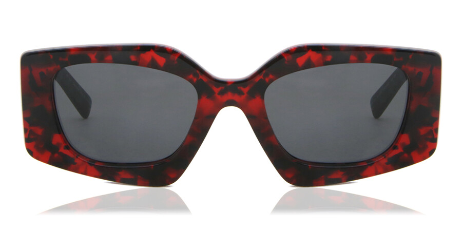 Prada PR 15YS 09Z5S0 Cat Eye Scarlet Havana Sunglasses | SmartBuyGlasses HK