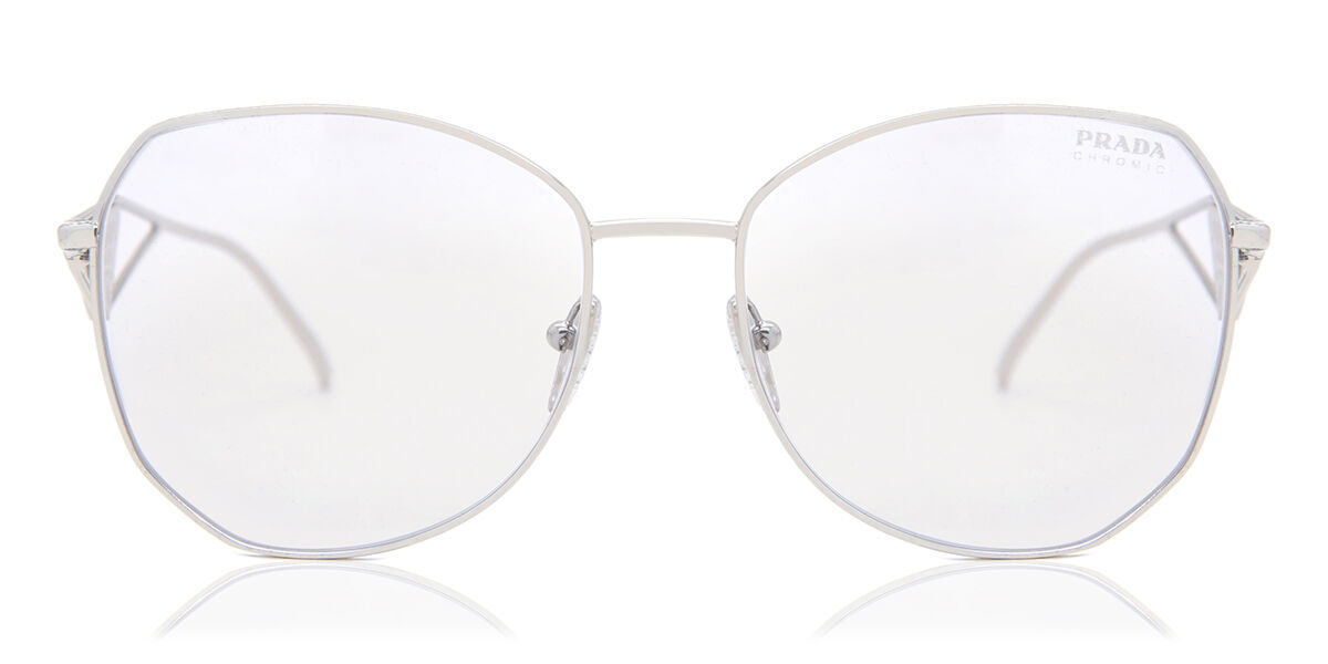 Prada PR 57YS 1BC07D Sunglasses Silver | VisionDirect Australia