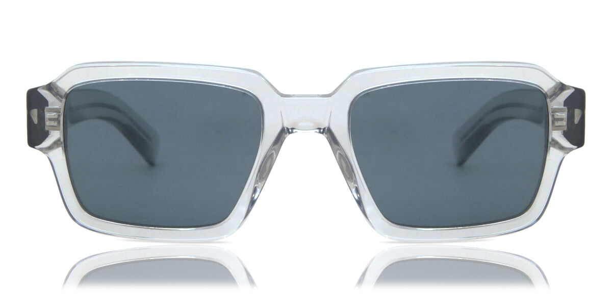 Prada PR 02ZS U430A9 Sunglasses Transparent Grey | VisionDirect Australia