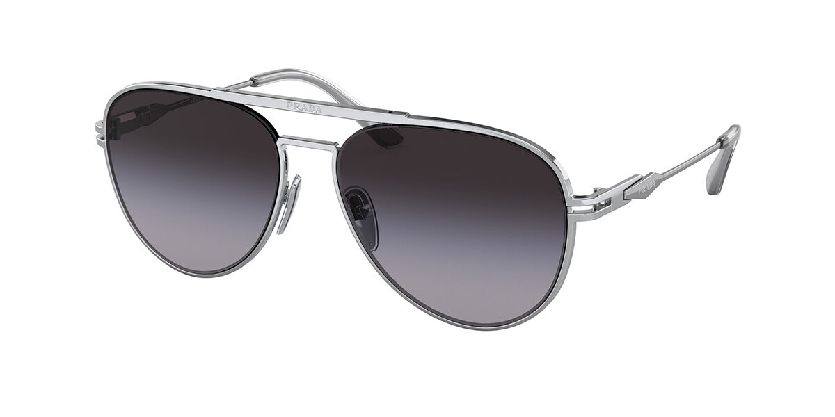 Prada PR 54ZS 1BC09S Sunglasses Silver | SmartBuyGlasses UK