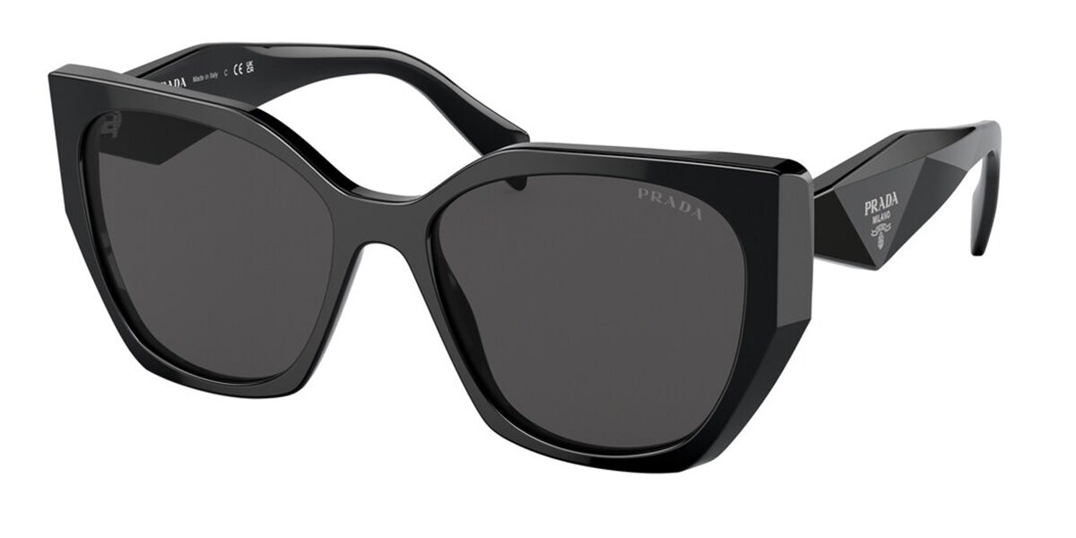 Prada PR 19ZSF Asian Fit 1AB5S0 Sunglasses Black | VisionDirect Australia