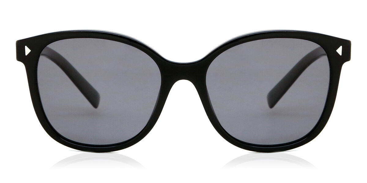 Prada PR 22ZS Polarized 1AB5Z1 Square Black Sunglasses | SmartBuyGlasses US