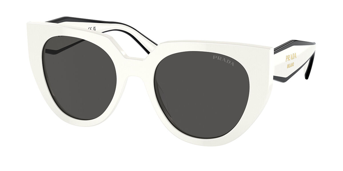 Prada PR 14WS 1425S0 Sunglasses White | VisionDirect Australia