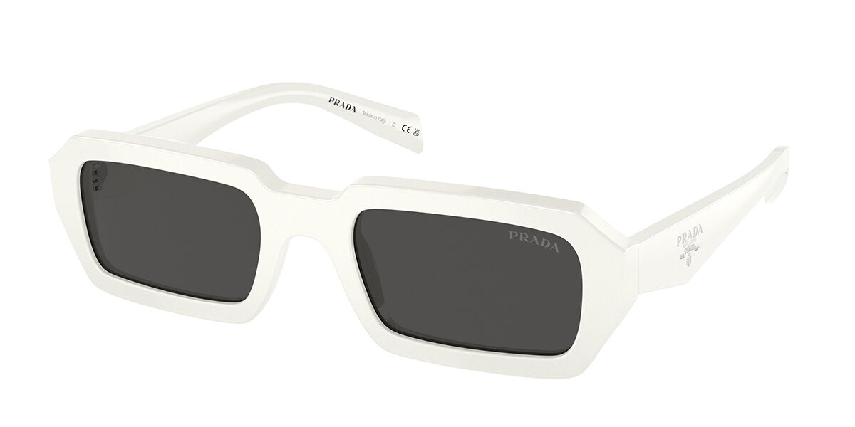 Prada PR A12S 17K08Z Sunglasses in White | SmartBuyGlasses USA