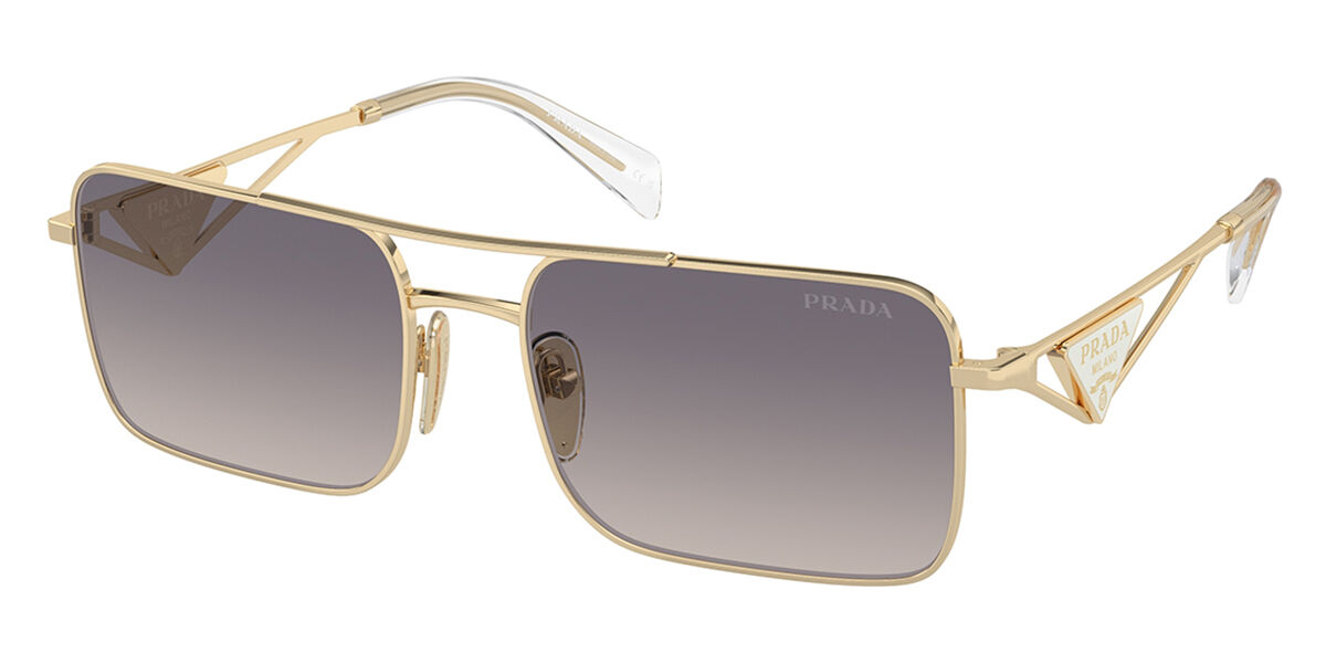 Óculos de Sol Prada PR A52S ZVN30C Pale Gold | OculosWorld Brasil