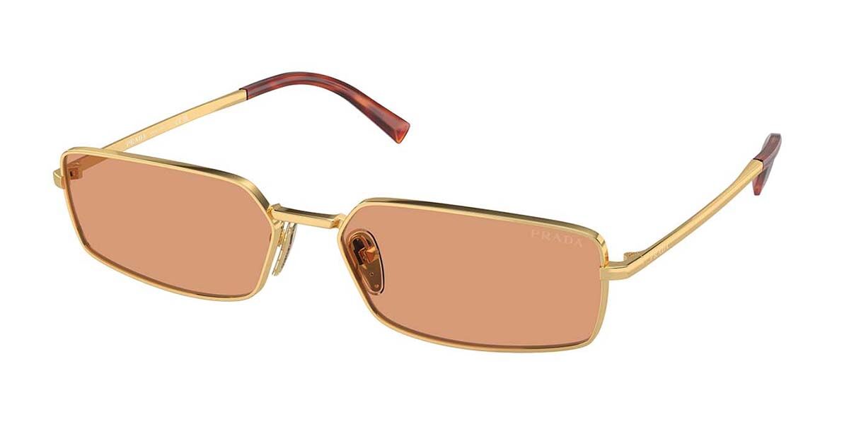 Prada PR A60S 5AK07V Sunglasses in Gold | SmartBuyGlasses USA