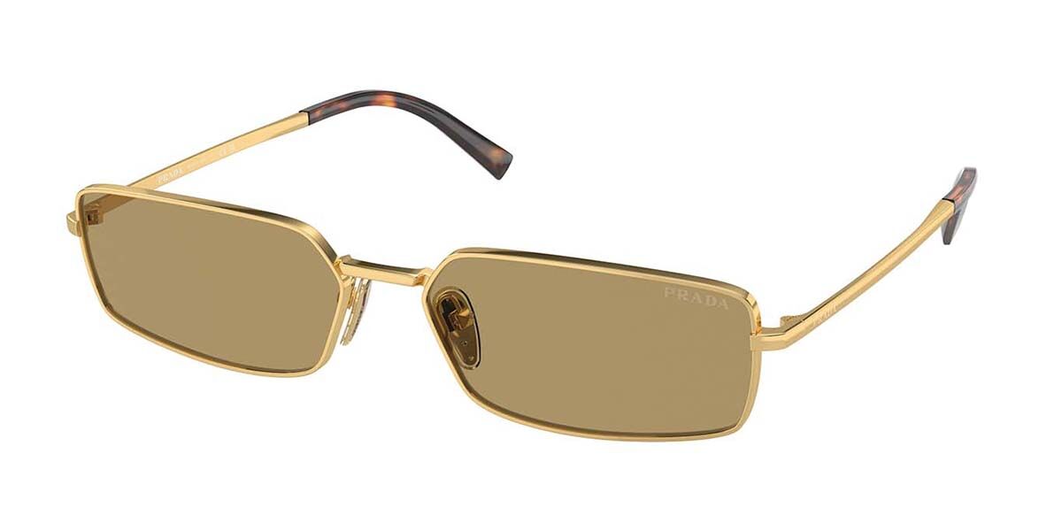 Prada PR A60S 5AK70G Sunglasses in Gold | SmartBuyGlasses USA