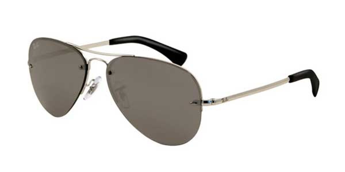 Ray-Ban RB3449 Highstreet 003/6G A Sunglasses in Silver ...
