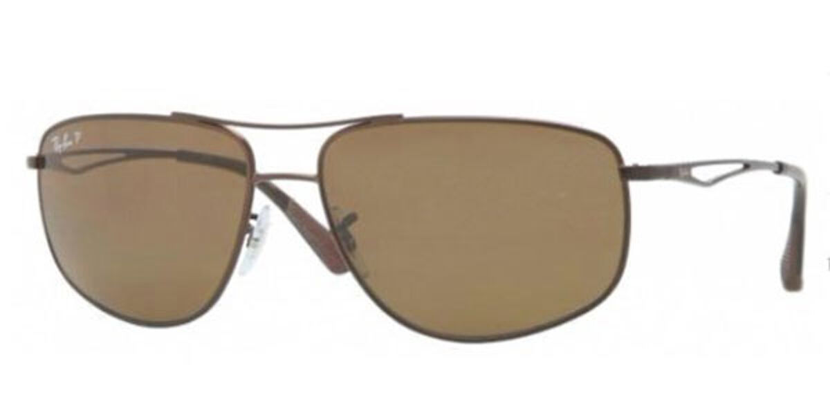 Ray-Ban RB3490 Active Lifestyle Polarized 012/83 Sunglasses in Brown ...