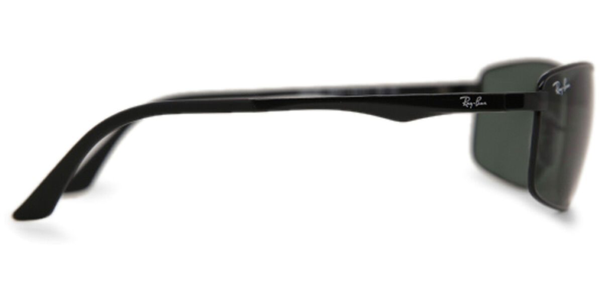 Ray-Ban RB3498 Active Lifestyle 002/71 Rectangle Black Sunglasses ...