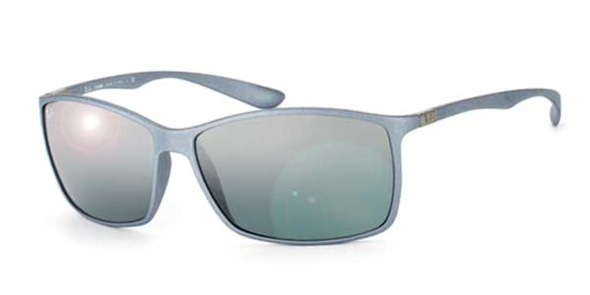 Ray-Ban RB4179 LiteForce 6017/88 Rectangle Silver Sunglasses | Vision ...