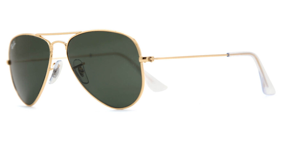 Ray-Ban RB3044 Aviator Small L0207 Aviator Arista Gold Sunglasses ...