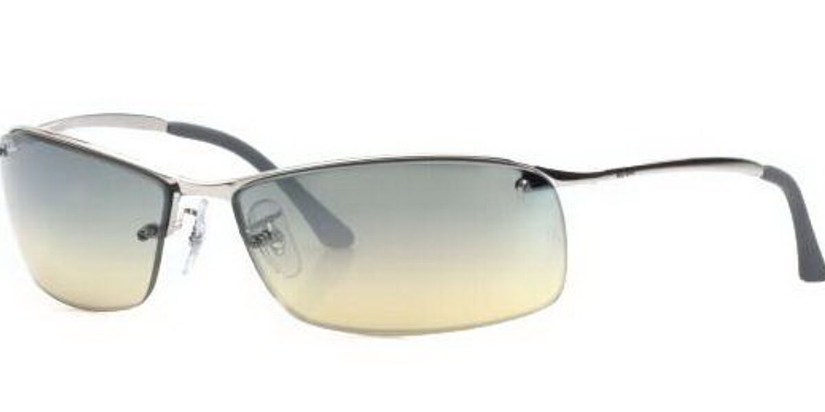 Ray-Ban RB3183 Top Bar 003/8I Sunglasses Silver | VisionDirect Australia