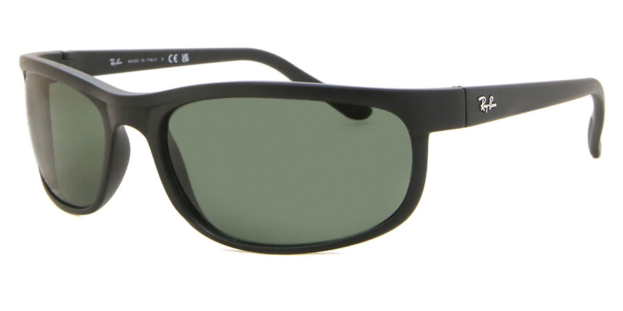 Ray-Ban RB2027 Predator 2 W1847 Wraparound Matte Black Sunglasses ...