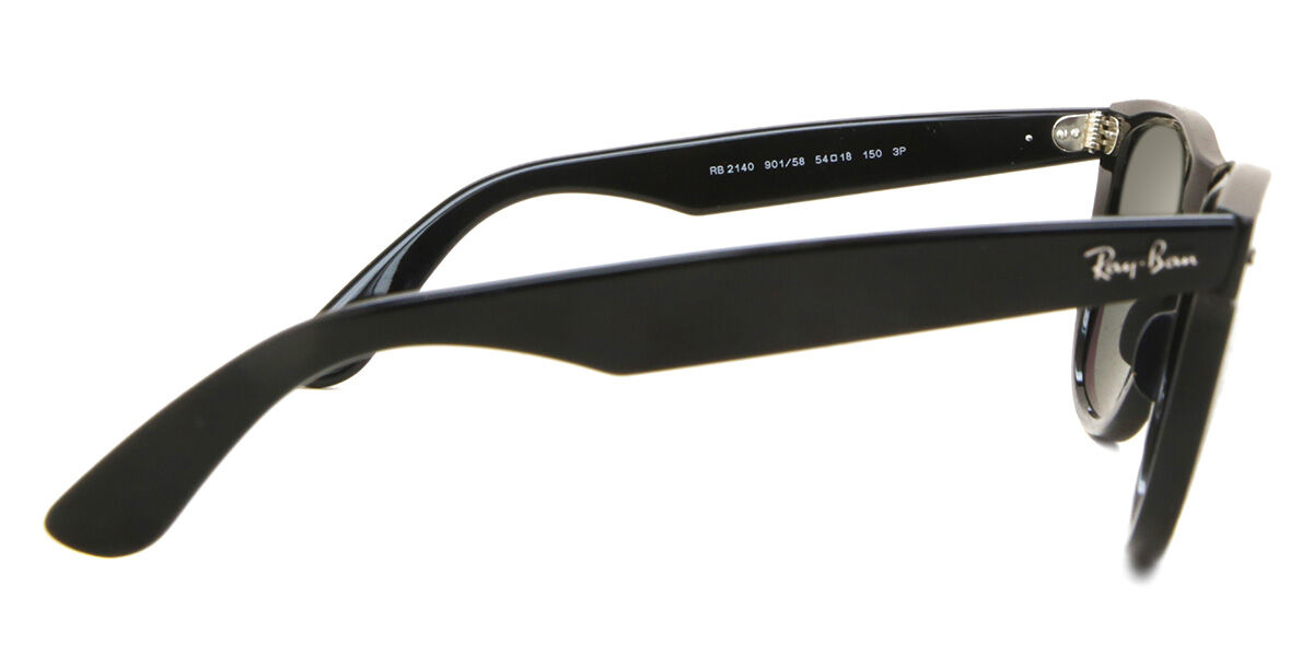 Ray-Ban RB2140 Original Wayfarer Polarized 901/58 Sunglasses in Black | SmartBuyGlasses USA