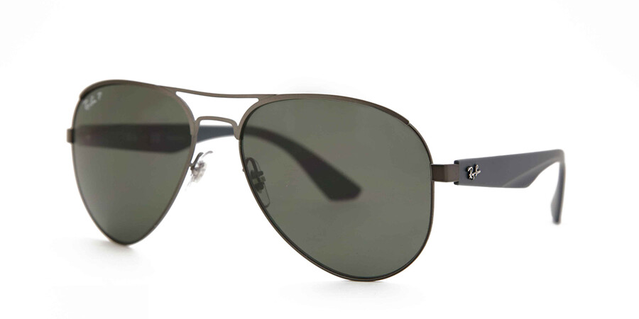 Ray-Ban RB3523 Highstreet Polarized 029/9A Sunglasses in Matte Gunmetal ...