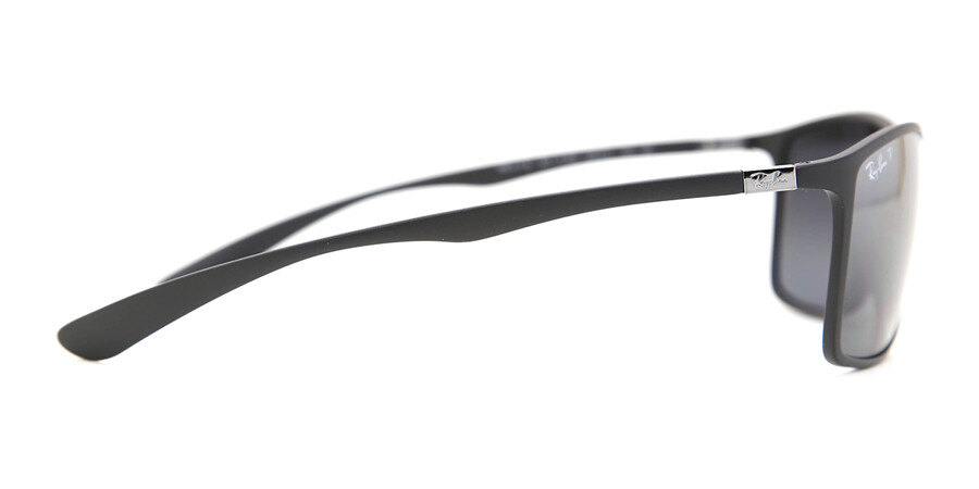 Ray-Ban RB4179 LiteForce Polarized 601S82 Rectangle Matte Black ...