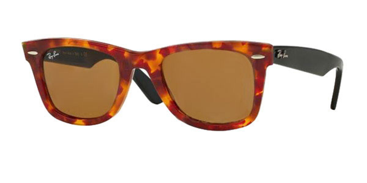 Ray-Ban RB2140F Original Wayfarer Fleck Asian Fit 1161 Sunglasses in ...