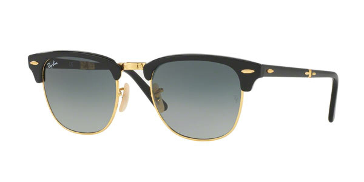 Ray-Ban RB2176 Clubmaster Folding 136885 Sunglasses Green ...